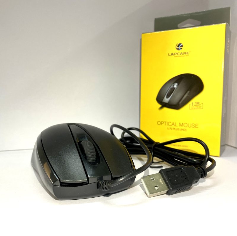 Lapcare L-70 Plus USB Optical Mouse 1200 DPI - Moxe Kart